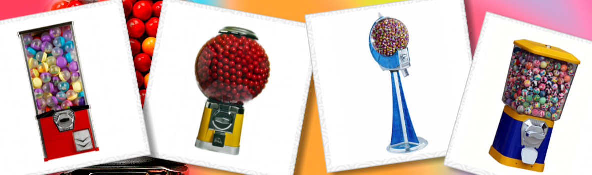 Wholesale bulk vending gumballs machines and candy vendors